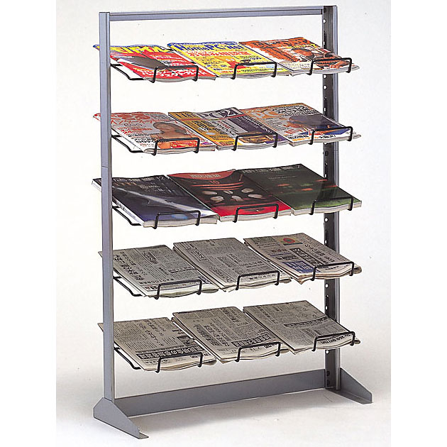 三洋スーパースタンド マガジンラック 平置 シルバー MS-ST567HS 3列5段 - 調理器具のSHOKUBI