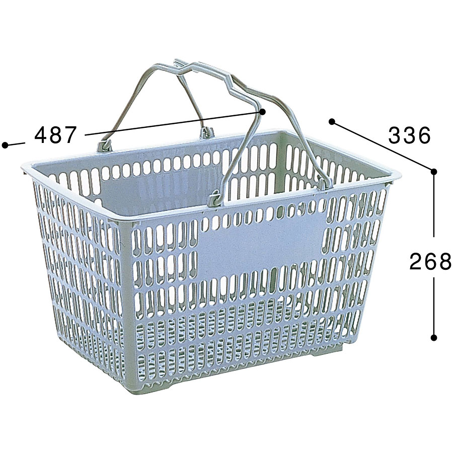 ショッピングバスケット 31リットル SB-L10-L ライトグレー - 調理器具のSHOKUBI