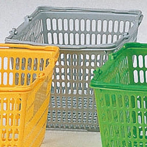 ショッピングバスケット コンビニ/18リットル SB-L7-L ライトグレー - 調理器具のSHOKUBI