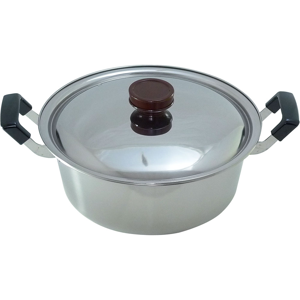 21-0 ステンレス 大漁鍋 30cm - 調理器具のSHOKUBI