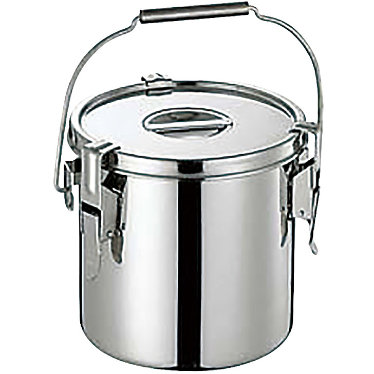 大屋製作所 CLO モリブデンパッキン付汁食缶 目盛付 7リットル 21cm - 調理器具のSHOKUBI