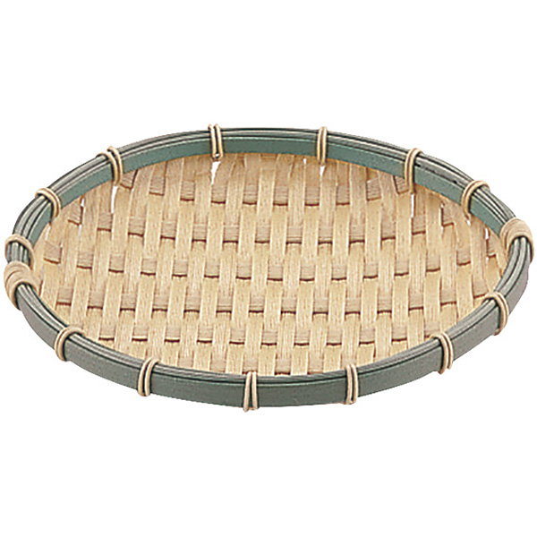 PPラタン竹タイプ丸型 浅ざる 60型 - 調理器具のSHOKUBI