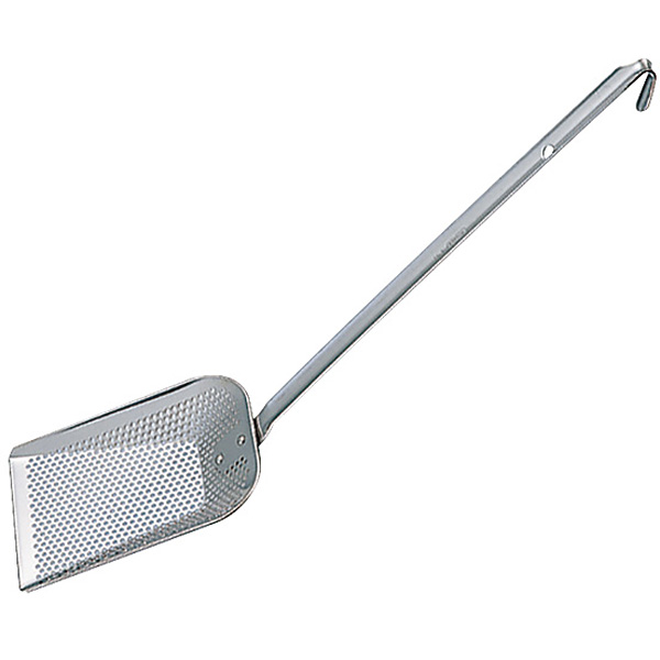 三宝産業 YUKIWA UK 18-8 ステンレス パンチング 角かす揚げ 板ハンドル S - 調理器具のSHOKUBI
