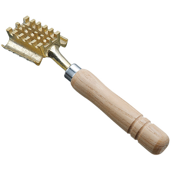 真鍮鋳物 テーパー形 羽根付ウロコ取り SG-206 - 調理器具のSHOKUBI