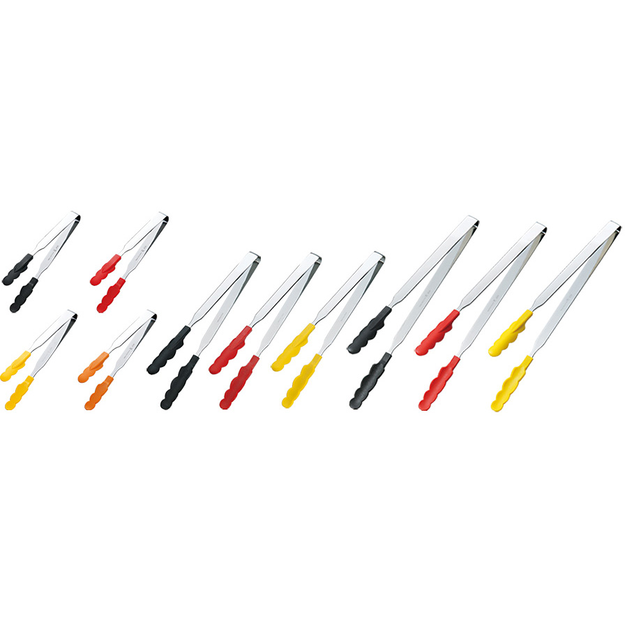 N抗菌耐熱カラートングスリム 大赤 - 調理器具のSHOKUBI