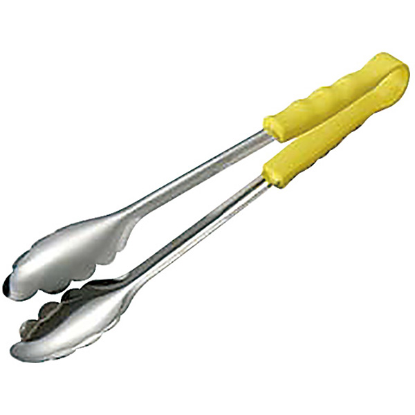 カラー万能トングPP柄 大ホワイト - 調理器具のSHOKUBI