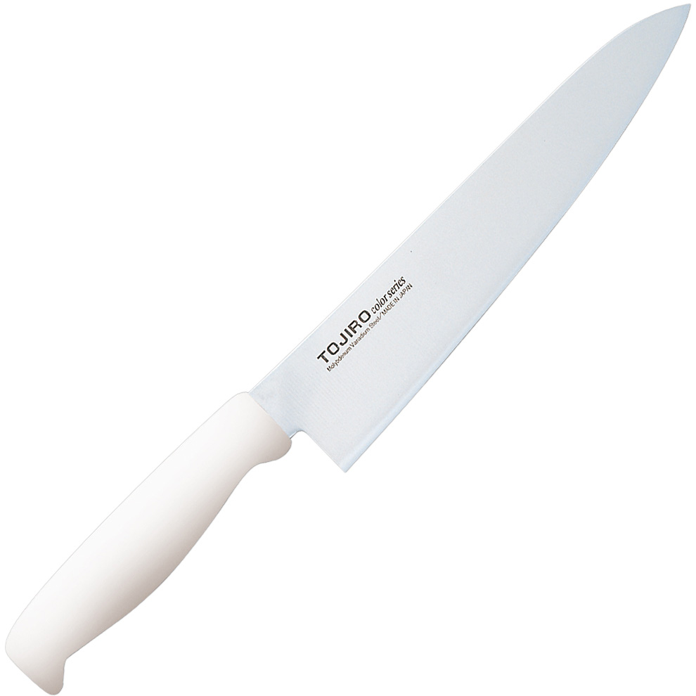 TOカラー包丁牛刀 21cmホワイト - 調理器具のSHOKUBI