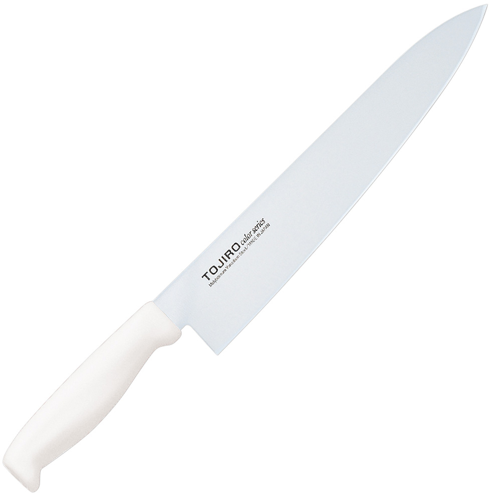 TOカラー包丁牛刀 27cmホワイト - 調理器具のSHOKUBI