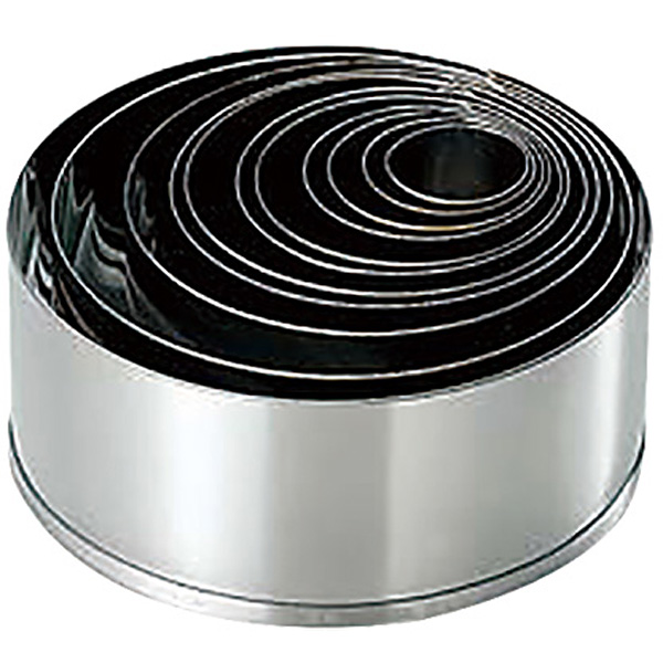 カンダ 18-8パテ抜 丸 No.9 - 調理器具のSHOKUBI