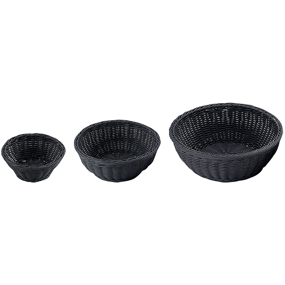 丸型バスケット ブラック RO-435-BK 30型 - 調理器具のSHOKUBI