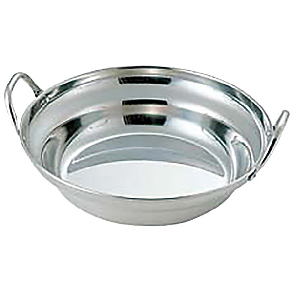 桃印 18-0 ステンレス よせ鍋 16.5cm - 調理器具のSHOKUBI