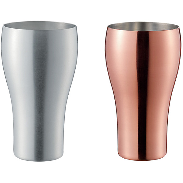 田辺金具 華タンブラー 300ml 銅ミラー - 調理器具のSHOKUBI