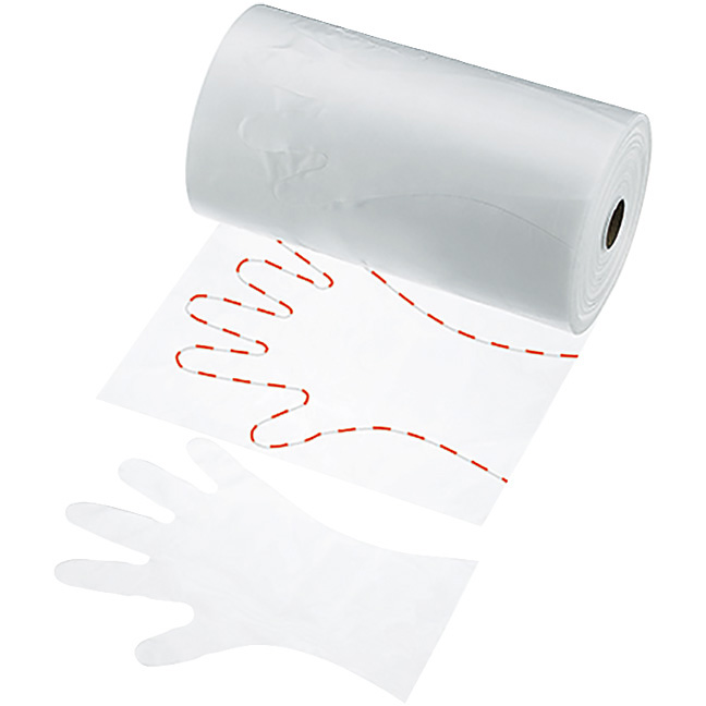 エンボス手袋 ロール巻 500枚 Mサイズ - 調理器具のSHOKUBI