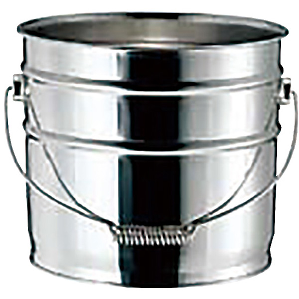 18-8 ステンレス バケット つる付ハンドル V-1308A 13リットル - 調理器具のSHOKUBI
