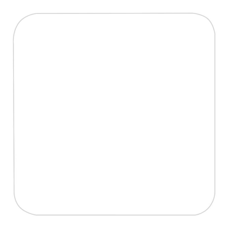 増田紙工 紙コースター 無地 1mm厚 白 角丸型 - 調理器具のSHOKUBI