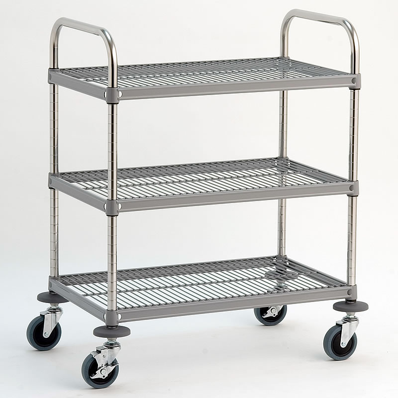 キャニオン W5型サービスワゴン スチール仕様 W5A-P6106 奥行610×間口610mm - 調理器具のSHOKUBI