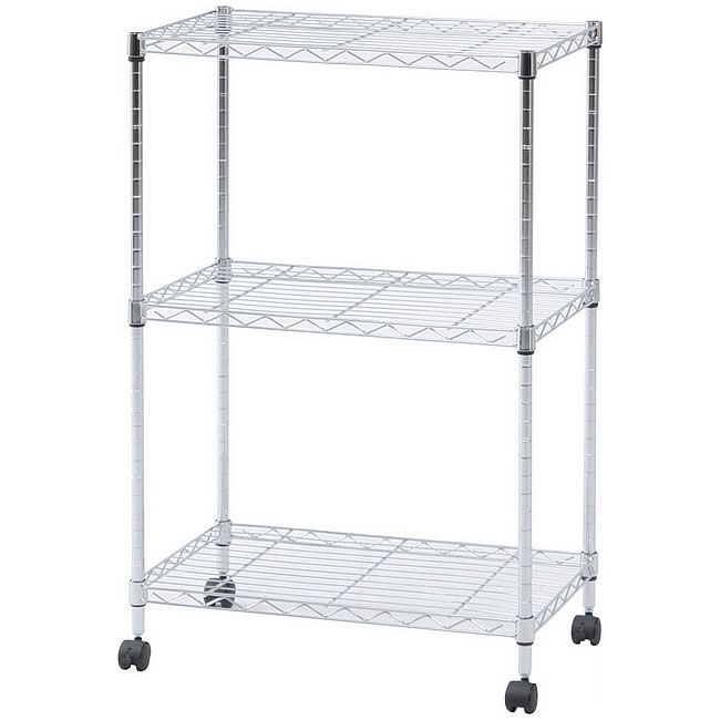 メタルマルチシェルフ クロム MS-63593CR 3段60 - 調理器具のSHOKUBI