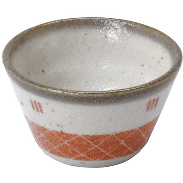 彩帯珍味入 約7.2cm 朱 - 調理器具のSHOKUBI