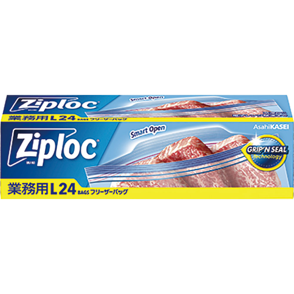 業務用 ジップロック フリーザーバッグL 24枚入 - 調理器具のSHOKUBI