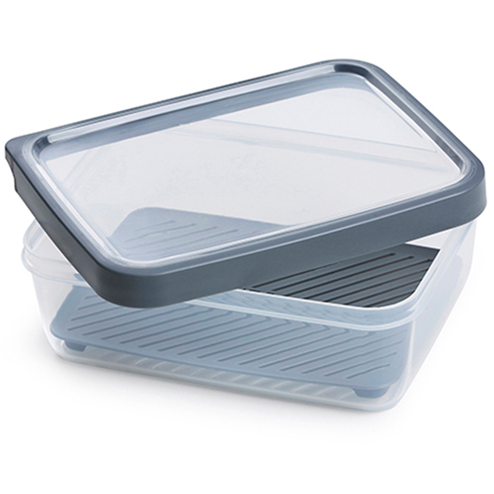 ラベリングキャニスター グレー TZFLD4091MLC Lサイズ - 調理器具のSHOKUBI