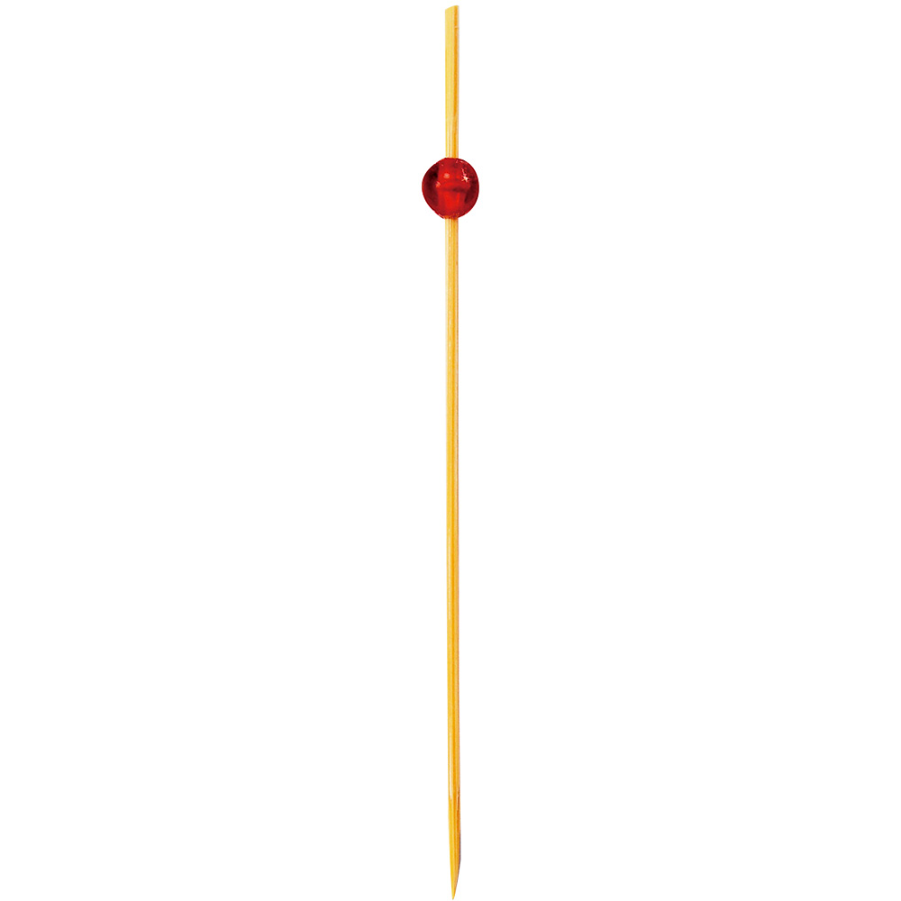 ビーズピックス 9cm 50本 赤 - 調理器具のSHOKUBI