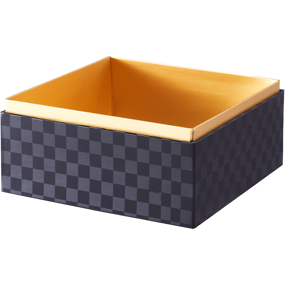 Sタイプ KAMI-CASE ミディアム 本体 市松黒 - 調理器具のSHOKUBI