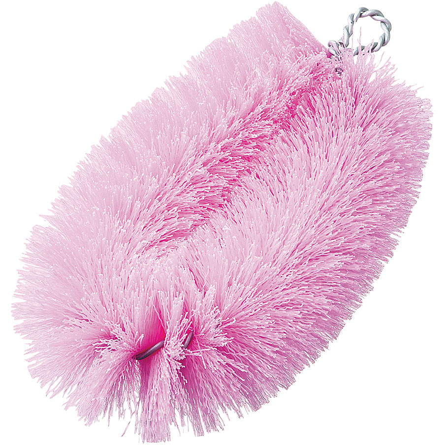 抜けにくいPPたわし 大 10個入 ピンク - 調理器具のSHOKUBI