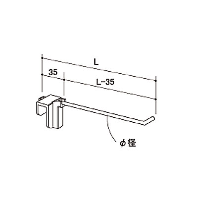 マルチフック6φ 10本入り UO-MF630S L300mm - 調理器具のSHOKUBI