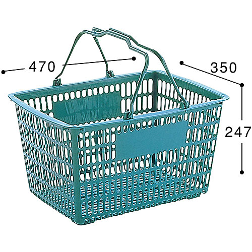 ショッピングバスケット 29リットル SB-L8-D ダークグレー - 調理器具のSHOKUBI