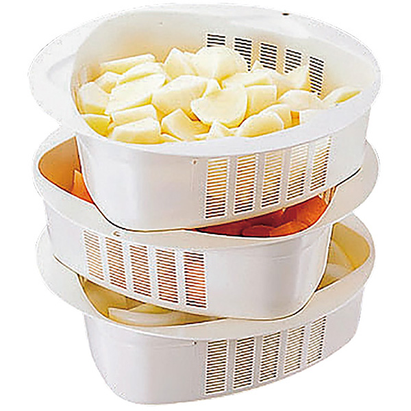 PP製 トライアングルトライ ザル 18cm - 調理器具のSHOKUBI