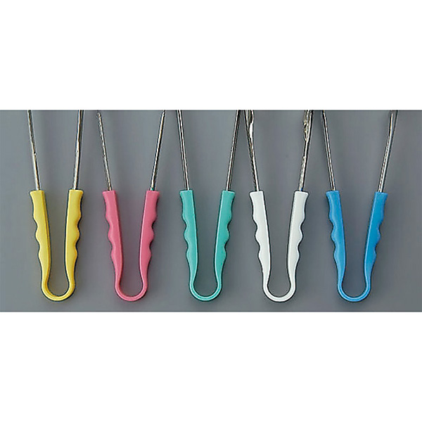 カラー万能トングPP柄 小ホワイト - 調理器具のSHOKUBI