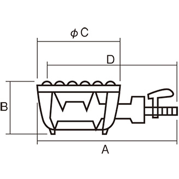 カンダ 鋳物コンロ 12・13A TS-330 - 調理器具のSHOKUBI