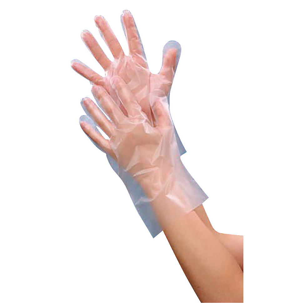 オカモトイージーグローブ ポリLD 100枚入 721C Mサイズ - 調理器具のSHOKUBI