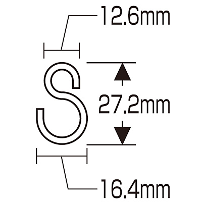 金具 エスカン 10個1セット 137130 線径φ2.3mm - 調理器具のSHOKUBI