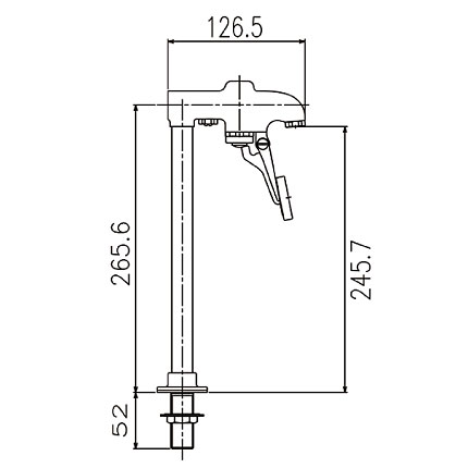 グラスフィラー デッキマウント式 TO-1238-L Lサイズ - 調理器具のSHOKUBI