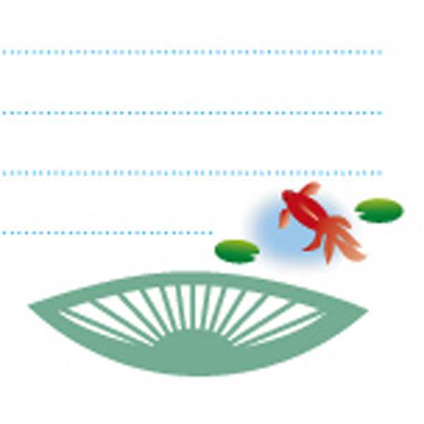 メッセージミニうちわ 50枚 金魚 - 調理器具のSHOKUBI