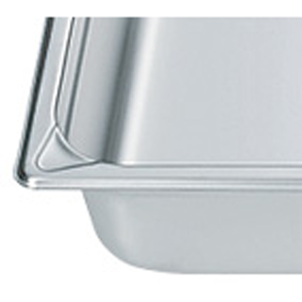 カンダ HG 18-8 ステンレス ホテルパン 1/6サイズ 176×162mm 深さ100mm - 調理器具のSHOKUBI