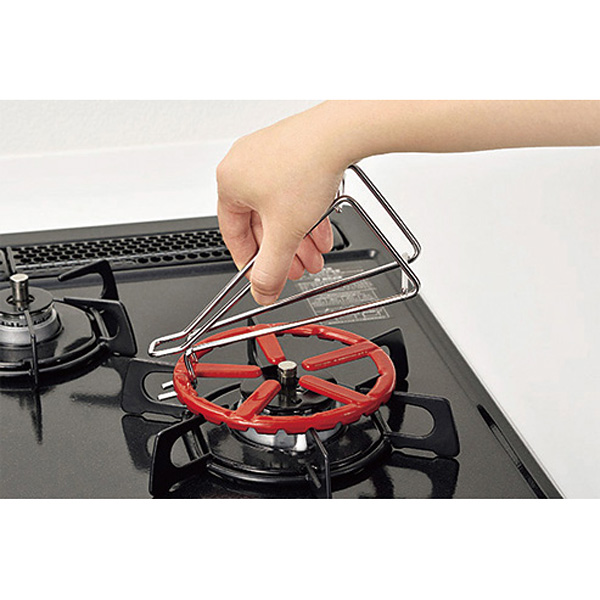 パール金属 フェールミニ五徳 HB-4197 ホワイト - 調理器具のSHOKUBI